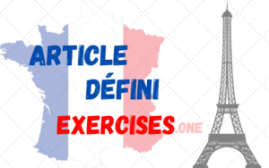 4 French Articles Exercises - Exercises.One